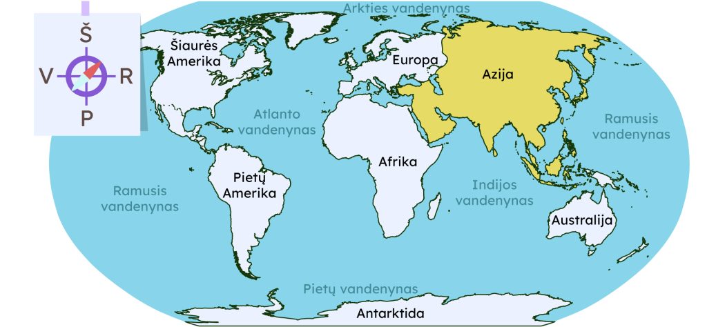 Azija | Visuomeniniai mokslai | 1-4 kl.